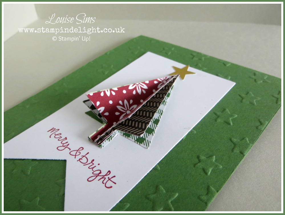 3D Tree Punch Card - Stampin' Delight
