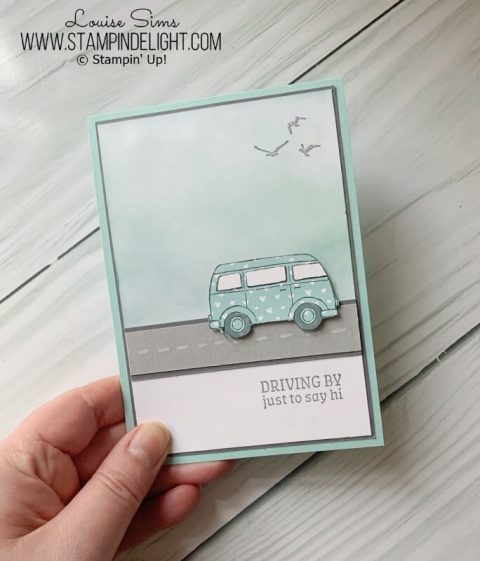 Camper Van Card - Stampin' Delight